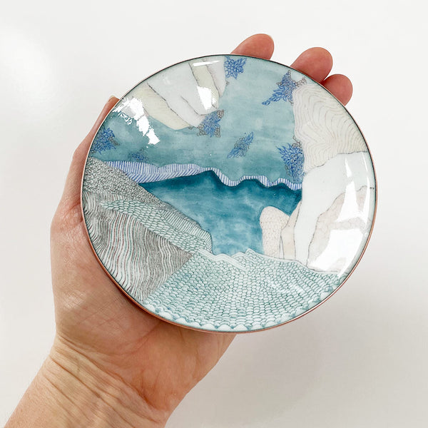 Landscape Bowl, Looking Up Looking Down - CG Sculpture and Jewelry