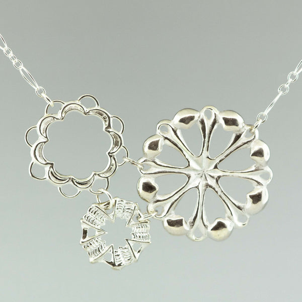 Triple Siren Necklace - CG Sculpture and Jewelry